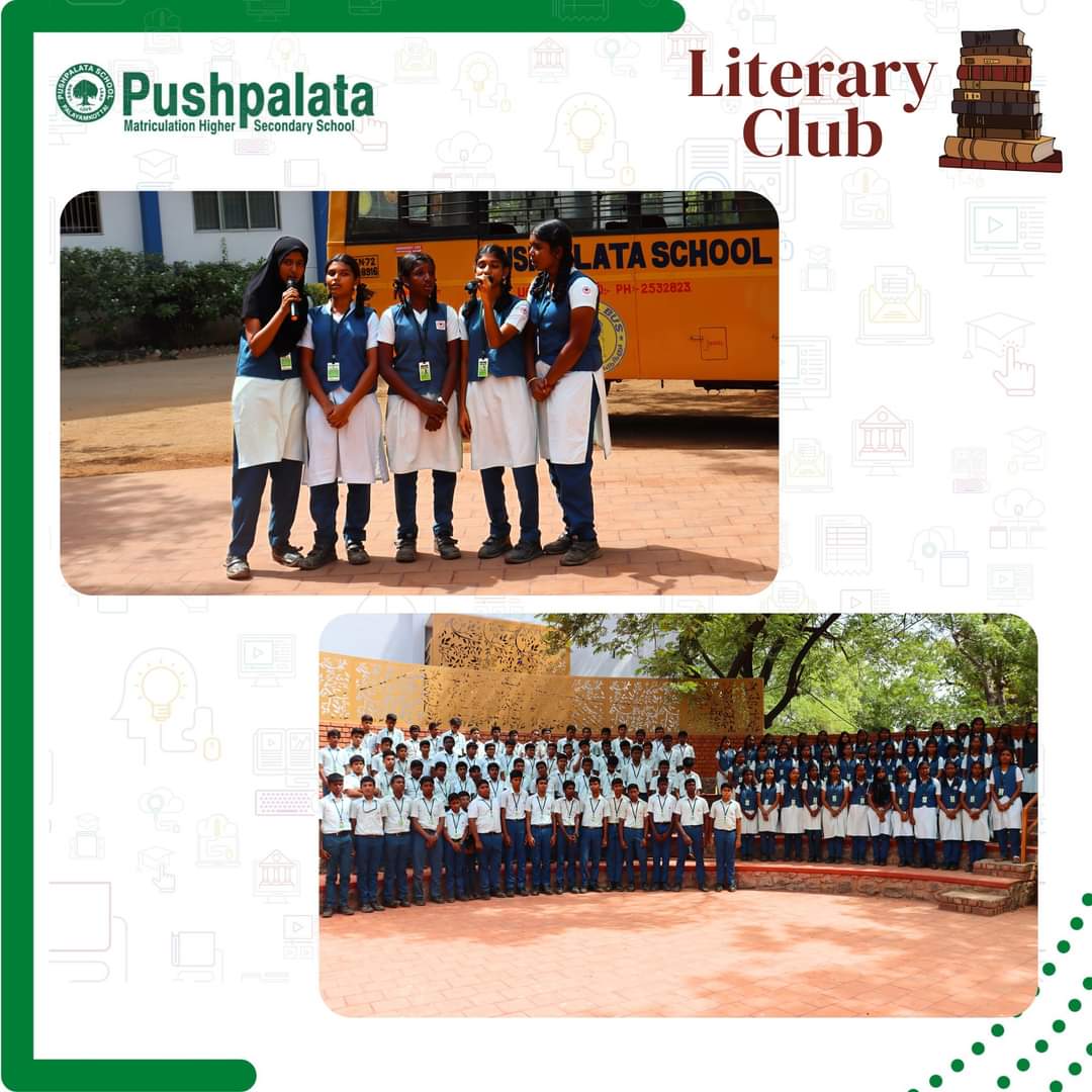 LITERARY CLUB : | Pushpalata Matriculation Higher Secondary School