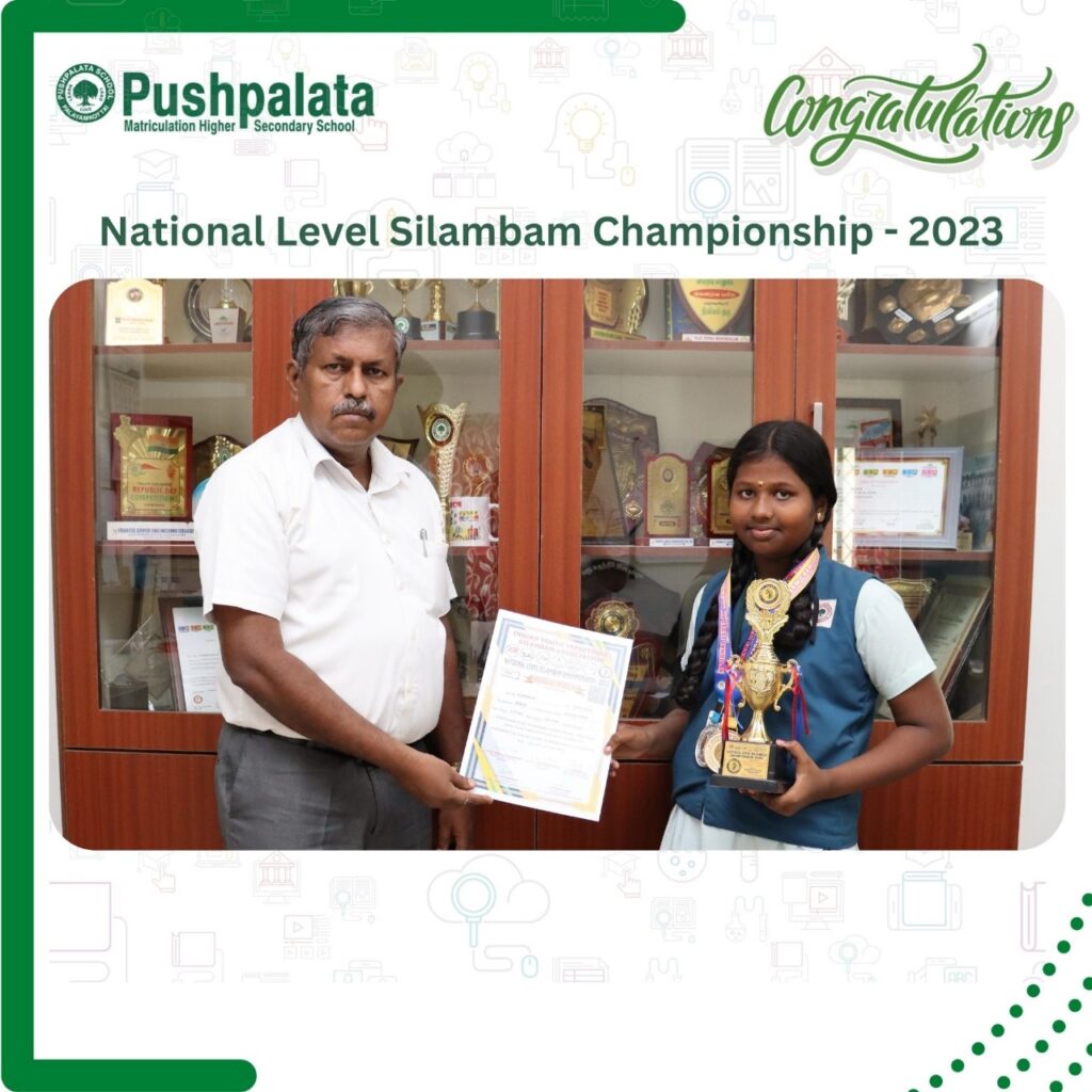 National Level Silambam Championship | Pushpalata Matriculation Higher ...