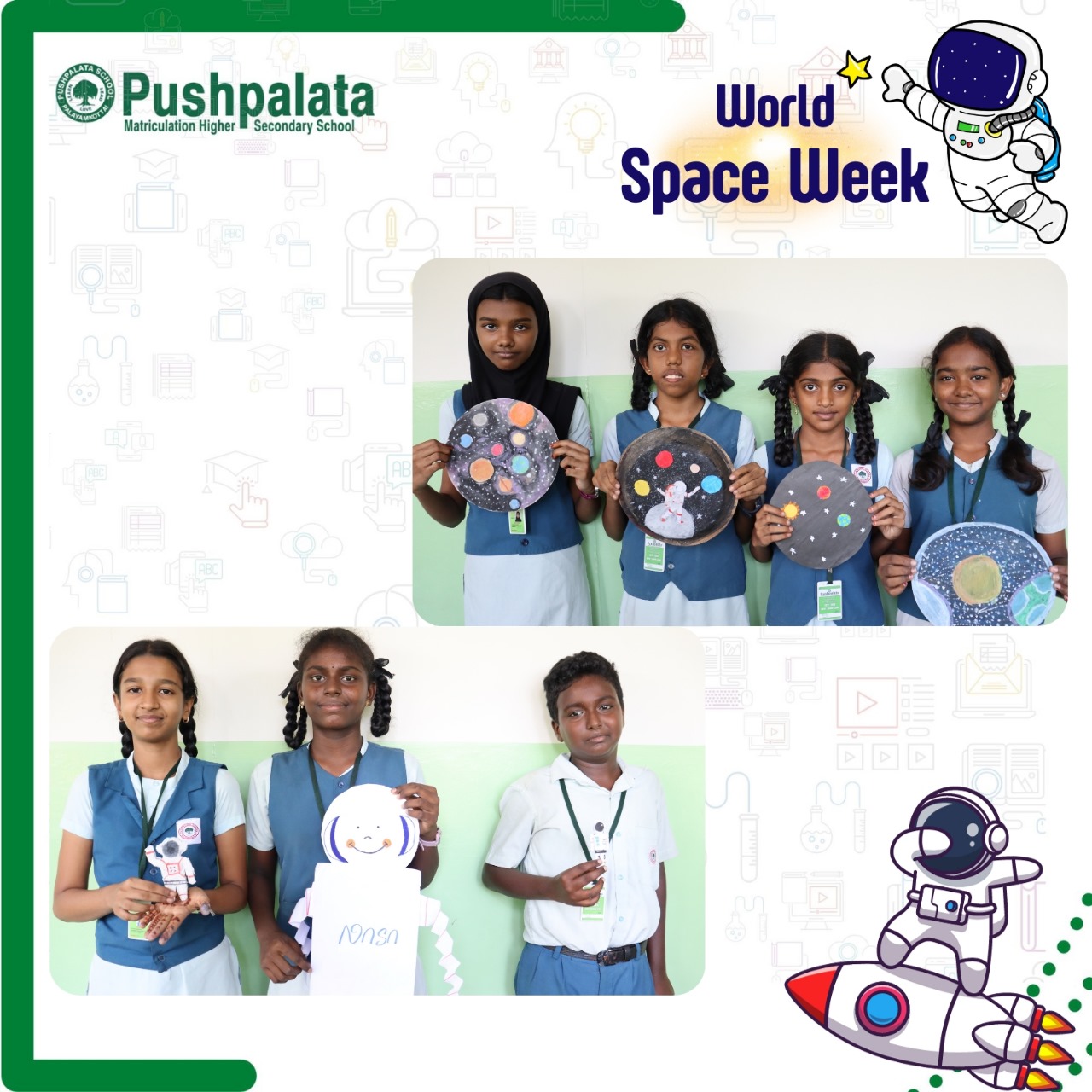 World Space Week | Pushpalata Matriculation Higher Secondary School