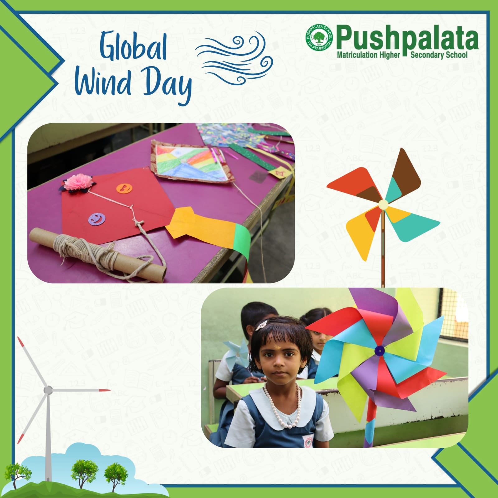 Global Wind Day – 15.06.2024 | Pushpalata Matriculation Higher ...