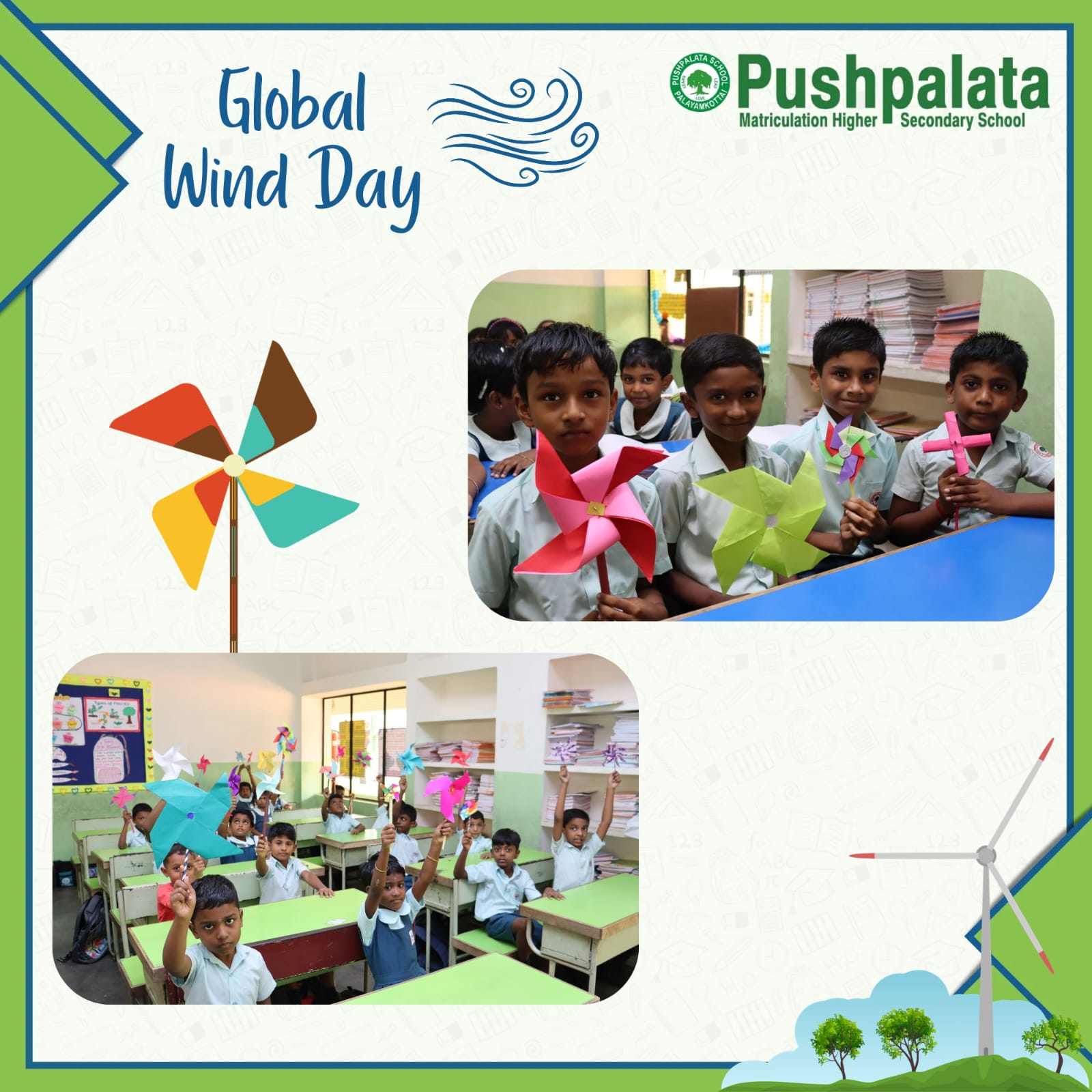 Global Wind Day – 15.06.2024 | Pushpalata Matriculation Higher ...