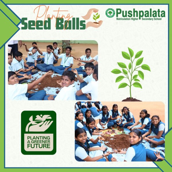 Planting Seed Balls – 02.08.2024 | Pushpalata Matriculation Higher ...