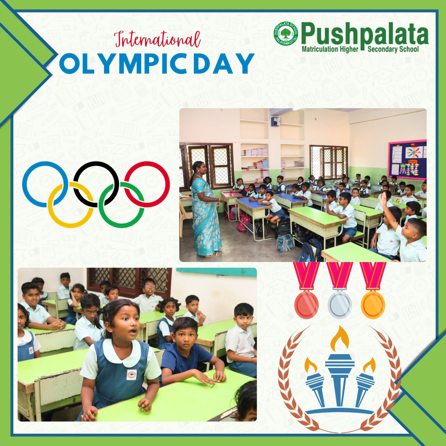 International Olympic Day – 23.06.2025 | Pushpalata Matriculation ...