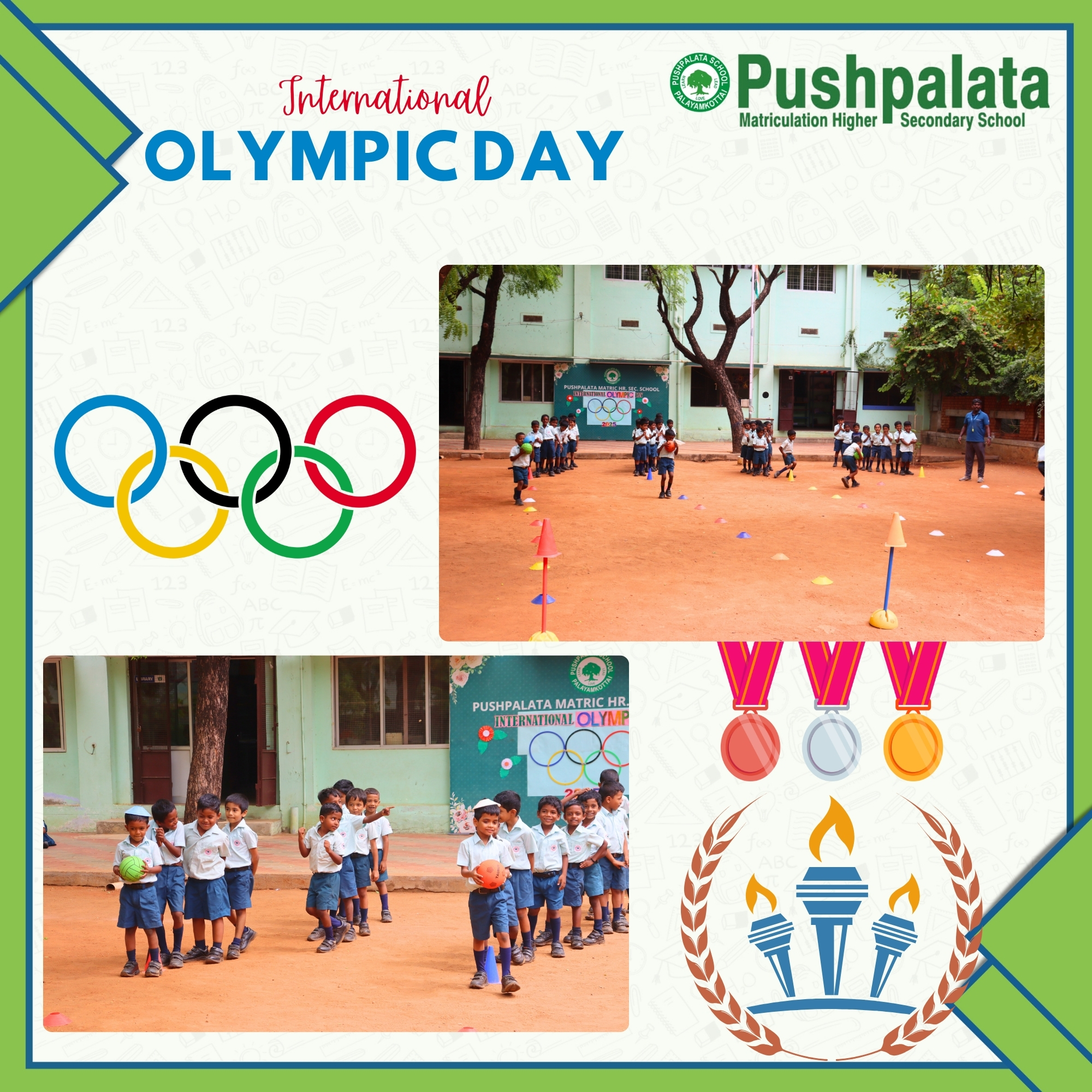 International Olympic Day – 23.06.2025 | Pushpalata Matriculation ...