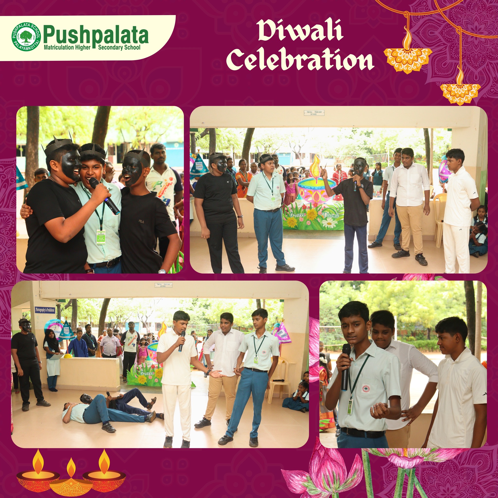 Diwali Celebration – 17.10.2025 | Pushpalata Matriculation Higher ...