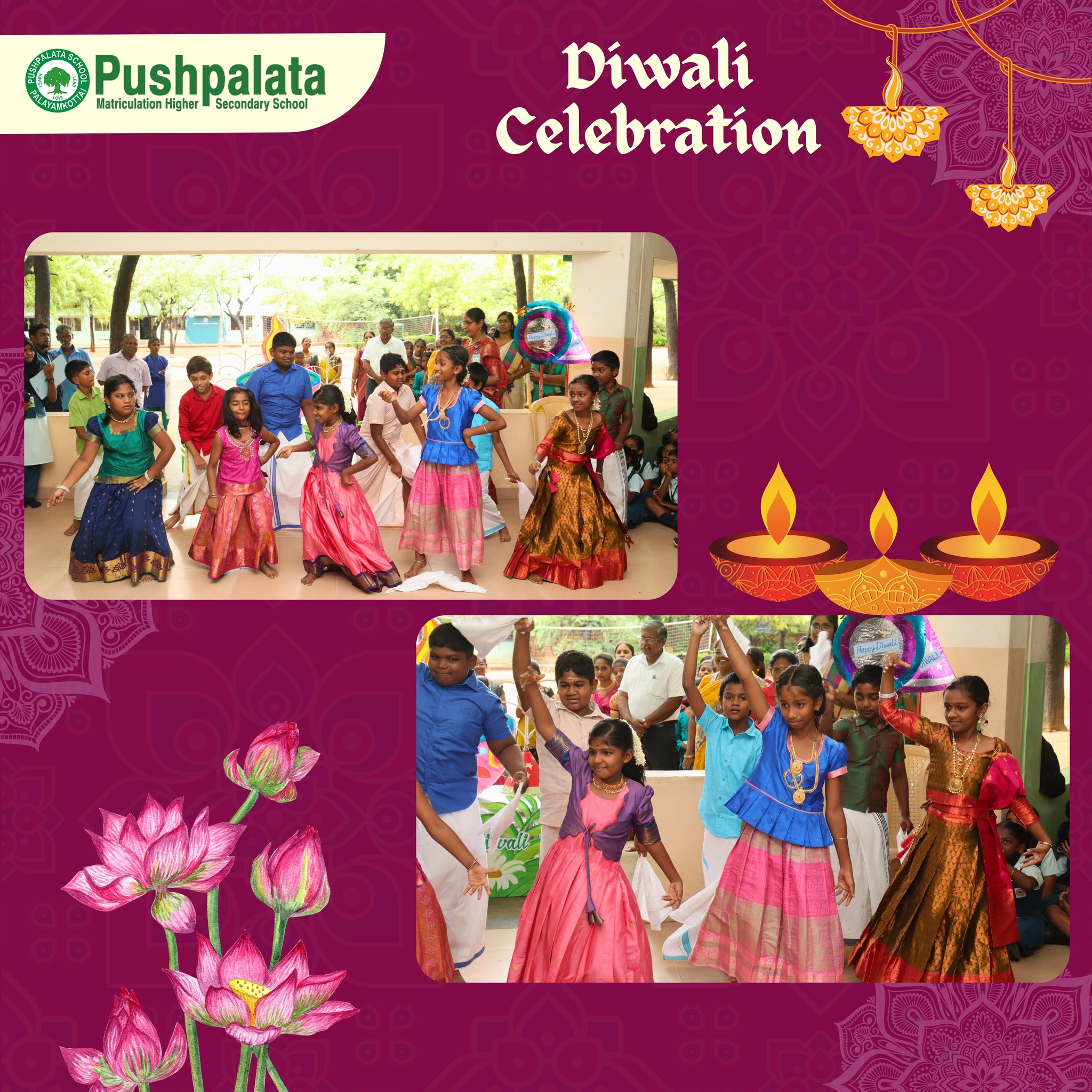 Diwali Celebration – 17.10.2025 | Pushpalata Matriculation Higher ...